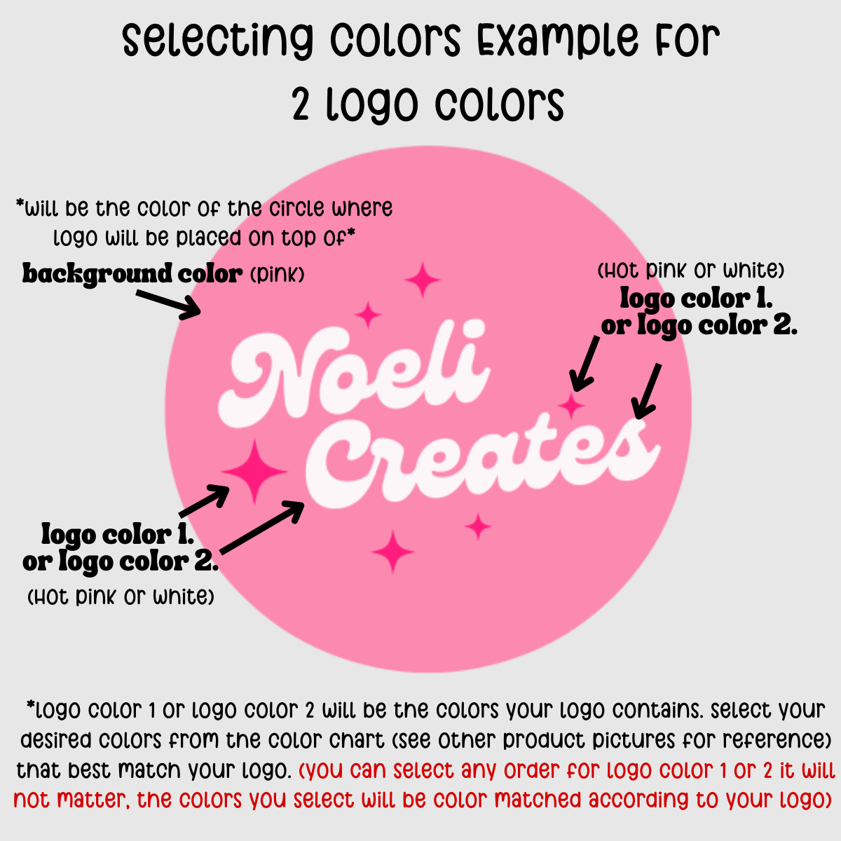 Custom 12" Acrylic Logo Sign – Noeli Creates