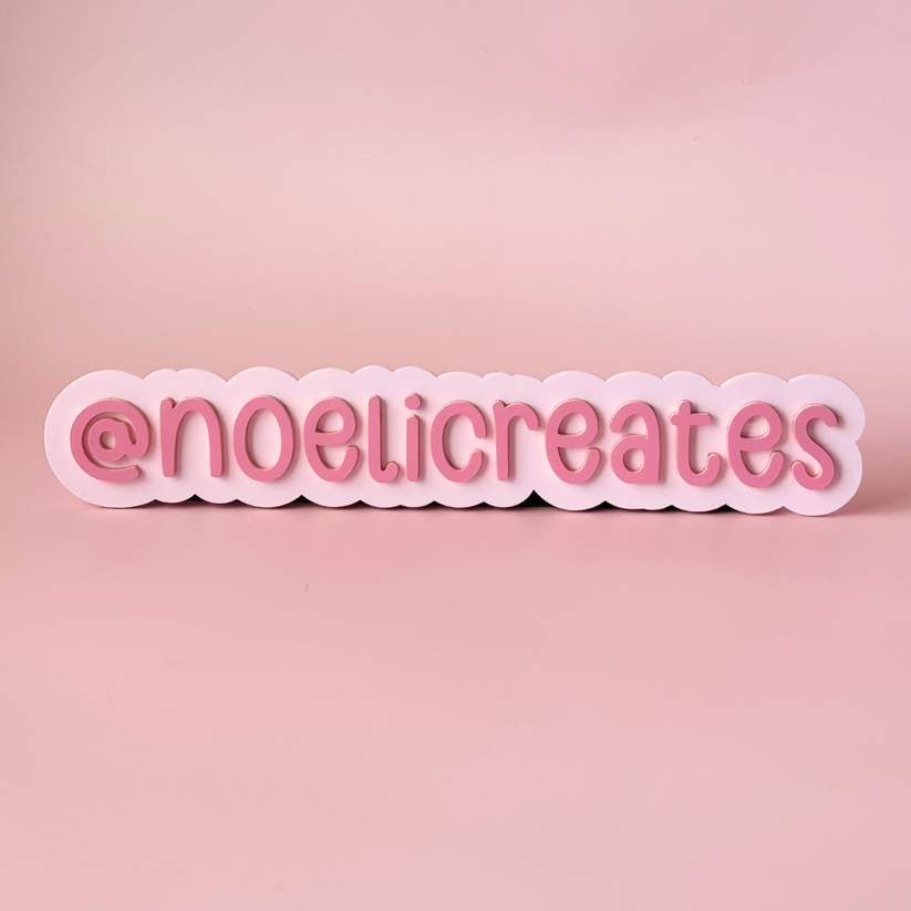 Watermark Acrylic Sign 10.5" – Noeli Creates